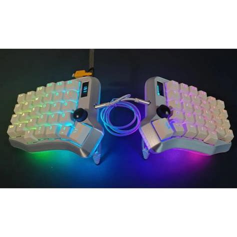 Jual Sofle Rgb Split Keyboard Case Custom Wiredwireless Keyboard Pcb
