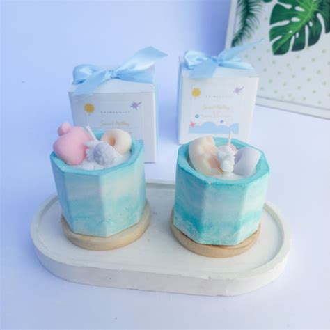 Jual Lilin Aromaterapi Scented Candle 45gr Box Lilin Souvenir
