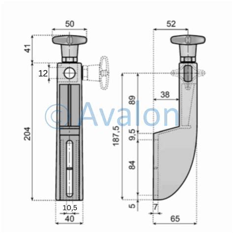 Large Fixed Side Guide Brackets Avalon Conveyor Components