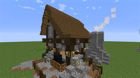 Rustic Blacksmith House And Forge Build Screenshots Show Your Creation Minecraft Forum
