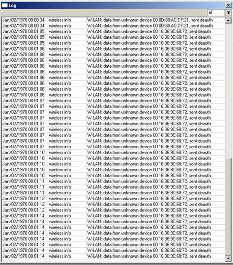 Wlan Sent Deauth Wireless Networking Mikrotik Community Forum