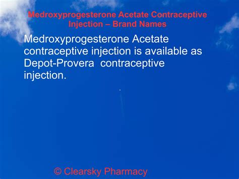 Depo Provera Contraceptive Injection Odp