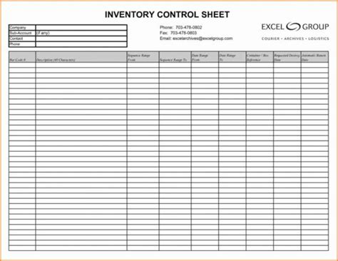 Bar Inventory Sheet Template Free Db Excel Com