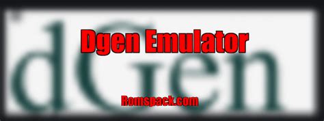 Dgen Emulator