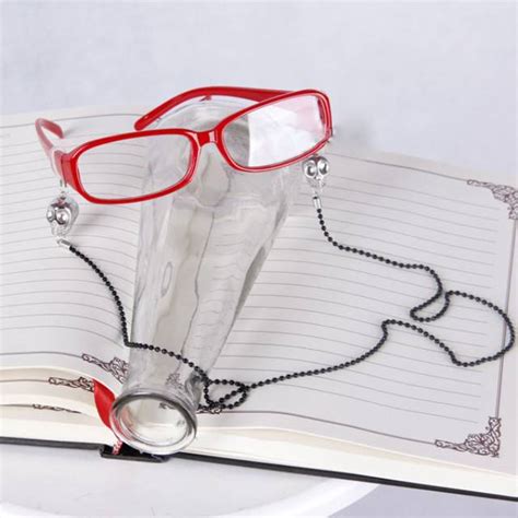 Black Butler Grell Sutcliff Cosplay Glasses With Red Skull Chains