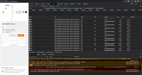 Amplify Admin Ui App Content Stuck On Fetching Items Issue