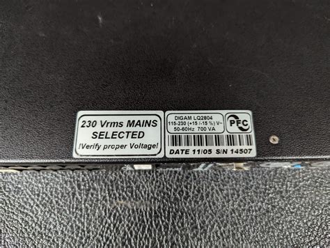Powersoft LQ2804, darkBox.ch Occ / gebraucht, Snr.: 14507, 20220214 ...
