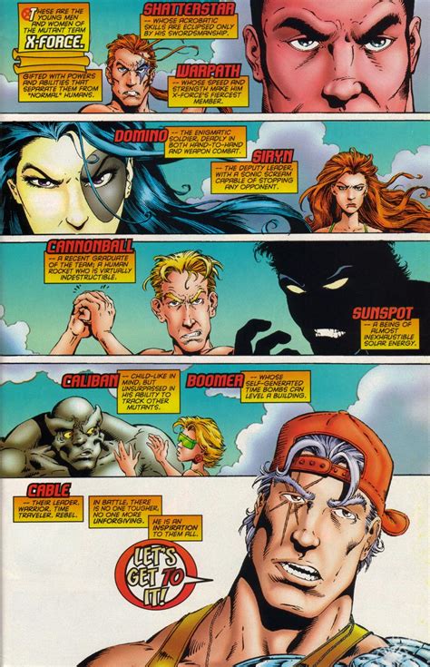 X Force Cable Annual Vol 1 1995 Gallery Comic Book Art Wiki Fandom