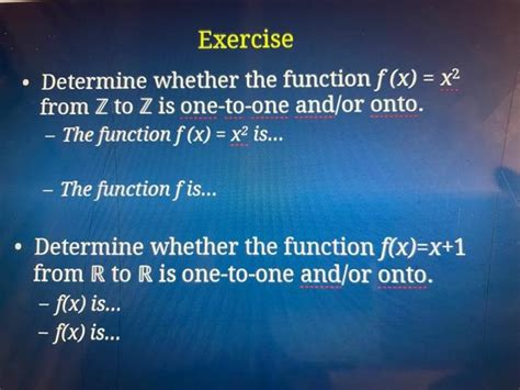 solved exercise determine whether the function f x x2