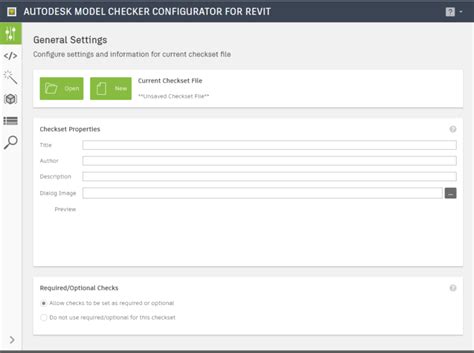 Revit Model Checker Configurator
