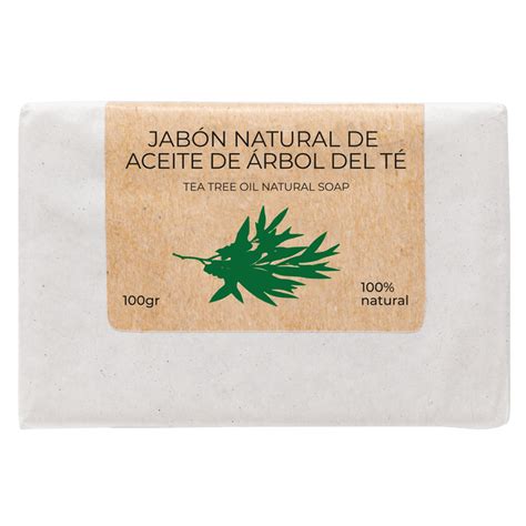 Jabón Natural Con árbol De Té Arganour
