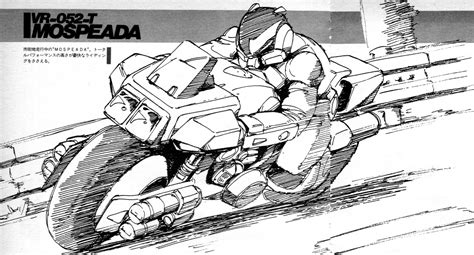 Mospeada Ride Armor And Stick Bernard Kikou Souseiki Mospeada And 2 More Drawn By Aramaki