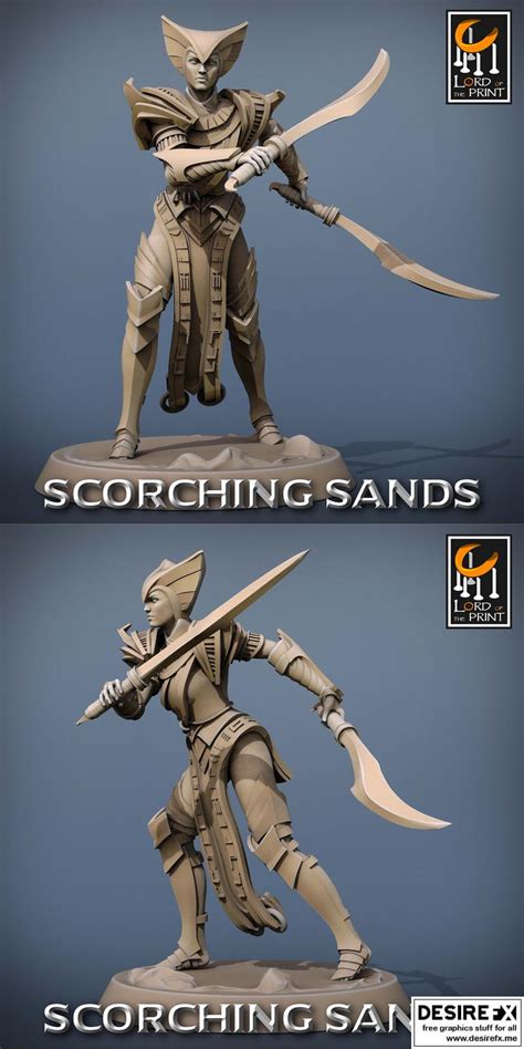 Desire Fx 3d Models Lord Of The Print Scorching Sands Egyptian