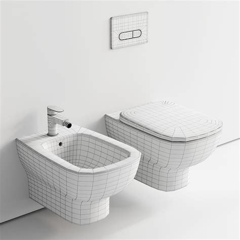 Ideal Standard Esedra Wall Hung WC 3D Model CGTrader