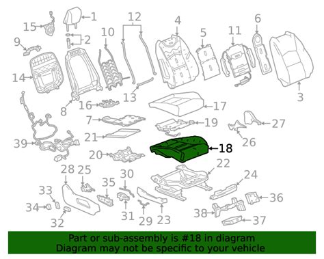 Cadillac Xt Airbag Front Passenger Presence Module With Sensor Gmpw