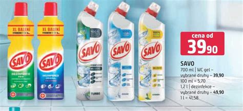 Sleva SAVO 700 Ml WC Gel SAVO 700 Ml WC Gel Terno EMimino Cz