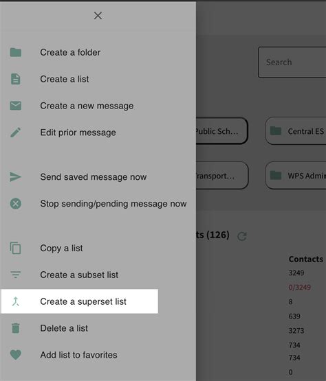 Creating A Superset List Brightarrow Technologies Knowledge Base
