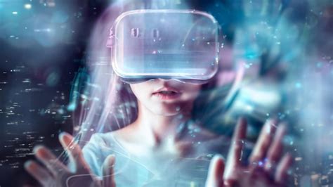 Premium AI Image Digital Nexus A Woman Wearing A Virtual Reality