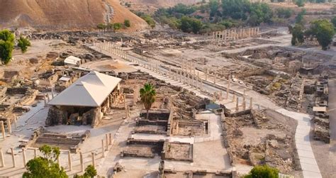 Purchase A Short Drone Israel Video Featuring The Ancient City Of Beth Shean