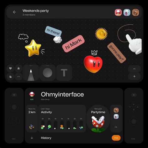 Nintendo Switch Interface Сoncept Room App Interface Design Web App Design Ui Design Inspiration