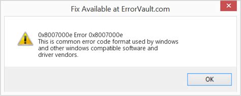 How To Fix X E Error X E This Is Common Error Code Format Used By Windows And