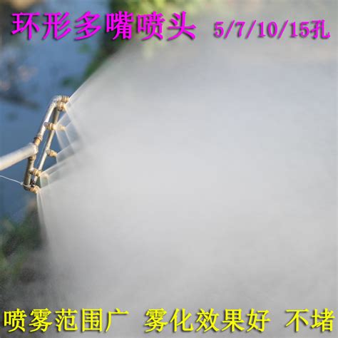 多头喷雾器喷头环形雾化多嘴可调喷头打药机大面积喷雾头喷头农用虎窝淘