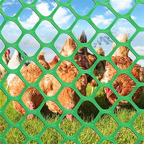 V Protek Plastic Poultry Fence 4x50ft High Strength Poultry Netting