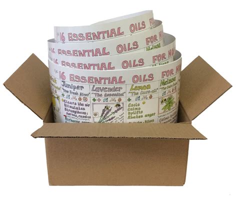 Essential Oils Chart Multi Pack 5 Untubed Charts Lizcookcharts