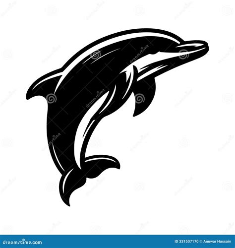 Dolphin Silhouette Vector Art Illustrations Stock Illustration Dolphin Silhouette Vector Art Illustrations Stock Illustration
