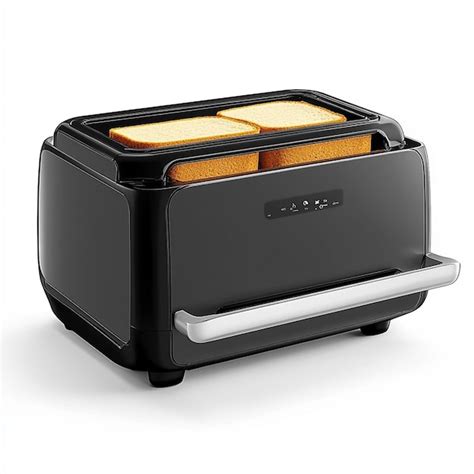 3d Style Toaster On White Premium Ai Generated Image
