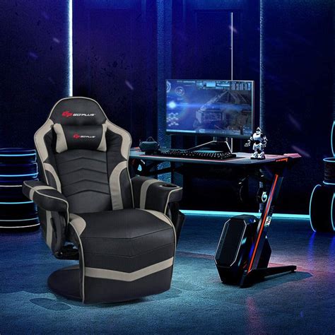 Ergonomic High Back Massage Gaming Chair Gaming Recliner With Pilloww