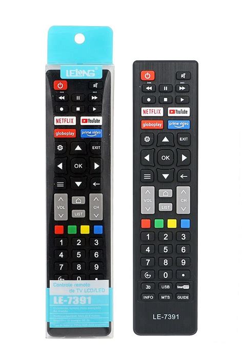 Controle Remoto Para TV Smart Philco Universal LE 7391 AMS ACESSÓRIOS Controles Remotos