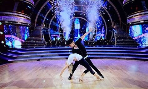 Nastia Liukin And Derek Hough Getting Ready For The Premiere Dancing