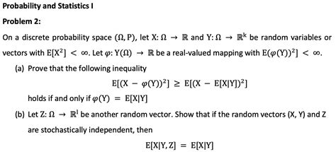 Solved Probability And Statistics Problem On A Discrete Chegg