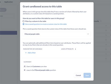 Data Sandbox Examples Metabase Documentation
