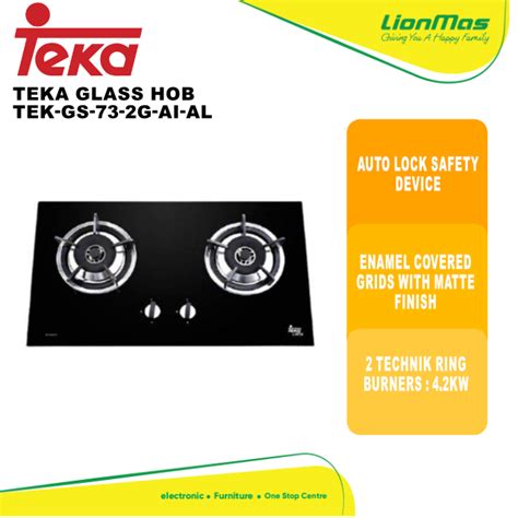 Teka Glass Hob Tek Gs 73 2g Ai Al Lazada