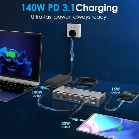 Thunderbolt 5 Multi Port High Performance Docking Station