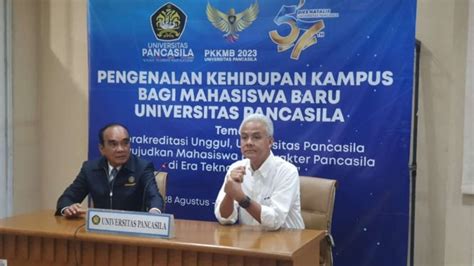 Ganjar Pranowo Jawab Tantangan Debat Capres Bem Ui Sabar Saya Masih