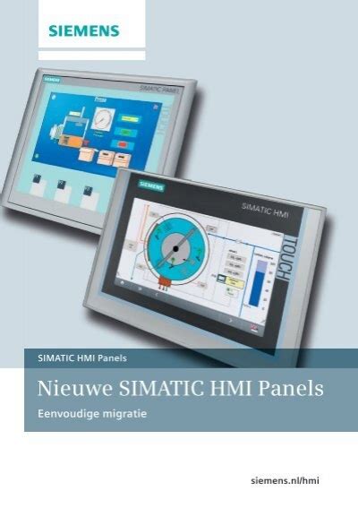 Nieuwe SIMATIC HMI Panels Industry Siemens Nederland