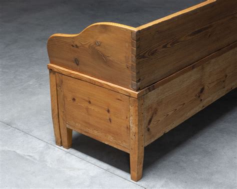 Late 19th Century Swedish Trundle Bench — Collection — Modest Furniture