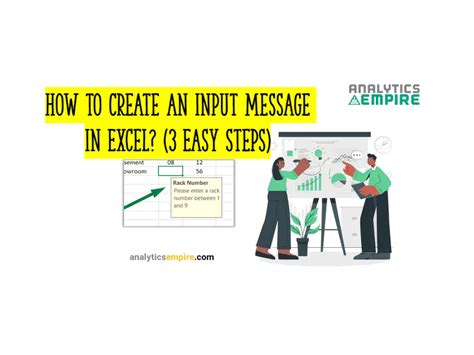 How To Create An Input Message In Excel 3 Easy Steps