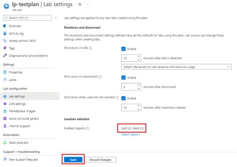 Mengonfigurasi Wilayah Untuk Lab Azure Lab Services Microsoft Learn