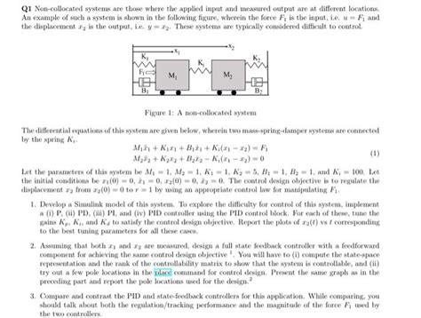 solved q1 non collocated systems are those where the applied