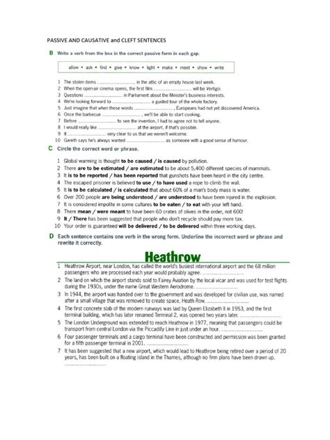 Passive And Causative Advanced Pdf