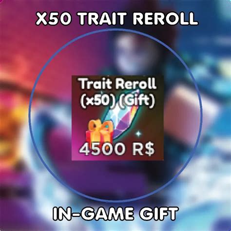 Trait Reroll Roblox Game Items Gameflip