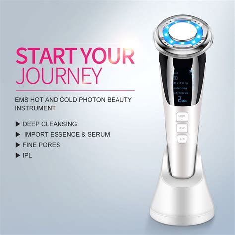 High Quality Ultrasonic Hot And Cold Facial Massager Peakmassager