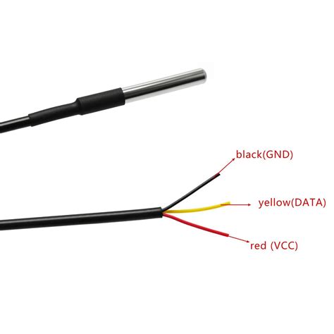 Gikfun Ds18b20 Temperature Sensor Waterproof Digital Thermal Probe Sen
