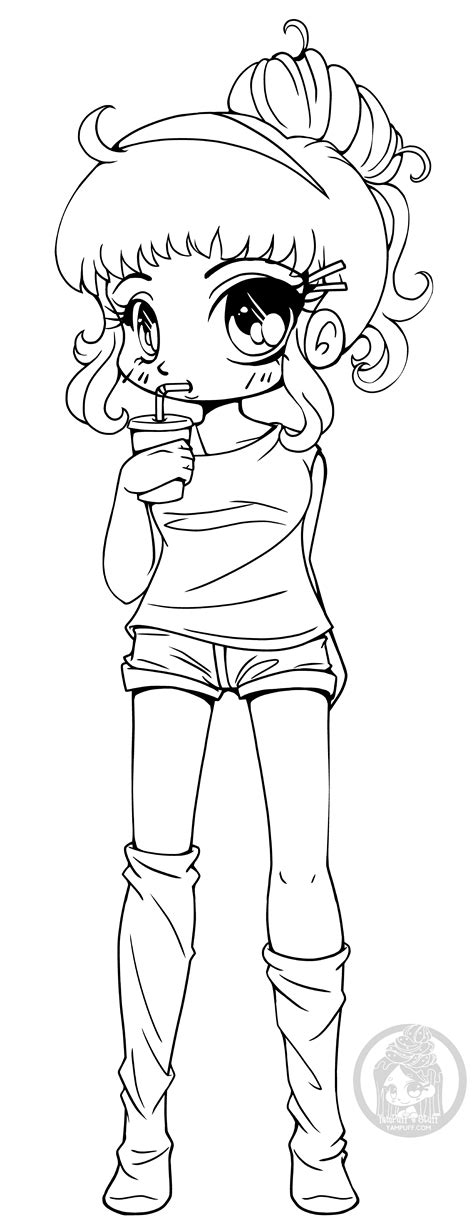 Chibi Anime Cute Coloring Pages Chibi Anime Coloring Pages Coloring