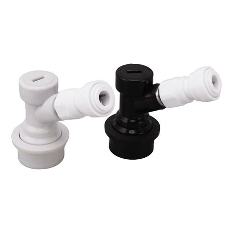 Ball Lock Disconnect Kit Beer Keg Liquid Dispenser Push In Fitting