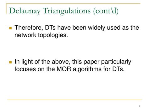 Ppt Two Step Routing And Apex Angle Routing For Delaunay